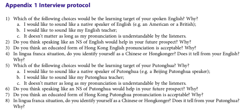 Interviewing people about language learning: Know your epistemology ...